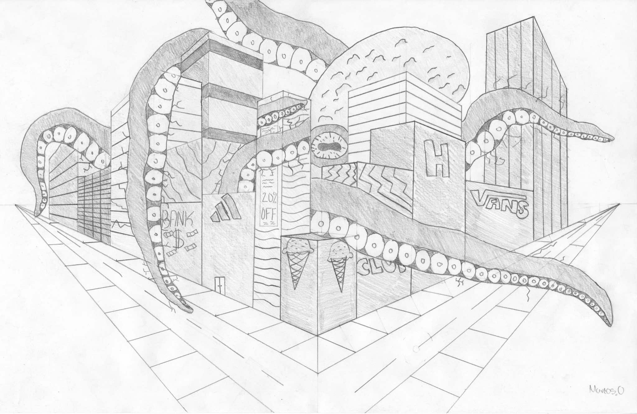 JGHS 2019-2020 Two Point Perspective Drawings